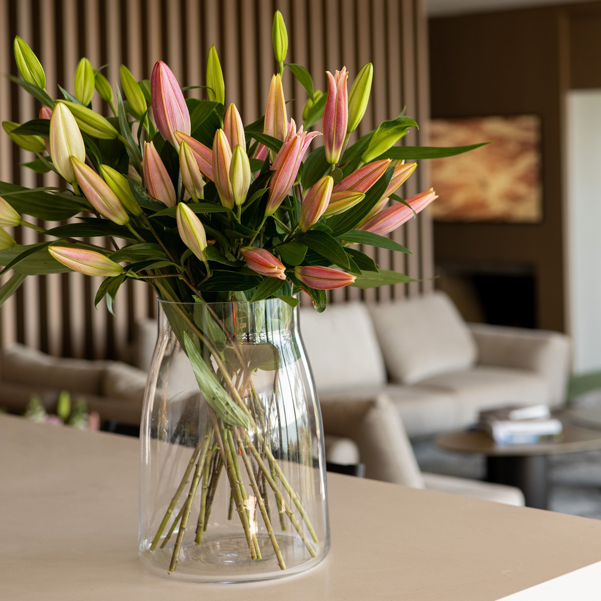 Pink Lily Box – Brooklyn Flowers
